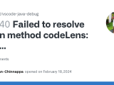 Failed To Resolve Main Method Codelens In Bankmanagementsystem