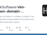 Github Hacksoftware Vim Python Domain Knowledge Vim Plugin For