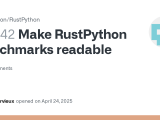 Make Rustpython Benchmarks Readable Issue 5742 Rustpython