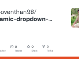Github Kmooventhan98 Dynamic Dropdown Using Javascript