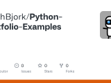 Github Elijahbjork Python Portfolio Examples