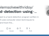 Github Problemsolvewithridoy Hand Detection Using Python And Cvzone