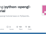 Github Jcteng Python Opengl Tutorial Python Opengl Tutorial Base On