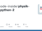 Github Sn Code Inside Physik Mit Python 2