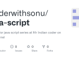 Github Coderwithsonu Java Script A Code For Java Script Series At Mr