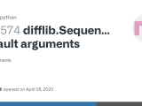 Difflib Sequencematcher Find Longest Match Default Arguments Issue