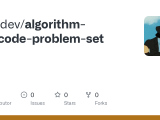 Github Orc Dev Algorithm Leetcode Problem Set