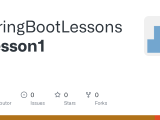 Github Springbootlessons Lesson1