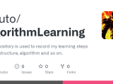 Github Pisuto Algorithmlearning This Repository Is Used To Record My