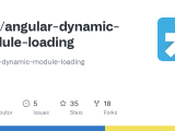 Github Kirjs Angular Dynamic Module Loading Angular Dynamic Module