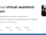 Github Wilmox Virtual Assistant Python Experimenting With Speech