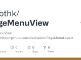 Github Sinothk Pagemenuview Pagemenuview Form Https Github
