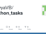 Github Kavyavb Python Tasks
