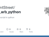Github Quantstreet Stat Arb Python Sample Script In Python