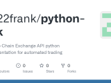 Github 2022frank Python Sdk Binance Chain Exchange Api Python