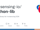 Github Invisensing Io Python Lib Python Library For Invisensing Sdk