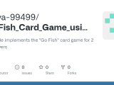Go Fish Card Game Using Python Go Fish Card Game Py At Main Navya