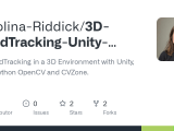 Github Carolina Riddick 3d Handtracking Unity Python Opencv