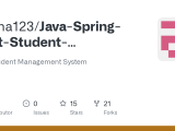 Github Asitha123 Java Spring Boot Student Management System Java