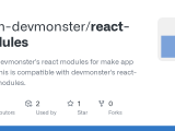 Github Team Devmonster React Modules This Is Devmonster S React
