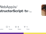 Github Netwebappjs Constructorscript Tv Player