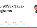 Github Error9098x Java Programs