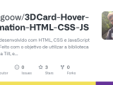 Github Thiagoow 3dcard Hover Animation Html Css Js Projeto