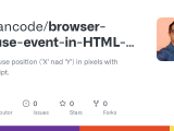 Github Edilancode Browser Mouse Event In Html Css Javascript Get