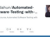 Github Yoodahun Automated Software Testing With Python Udemy Course