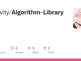 Github Fextivity Algorithm Library