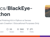 Github M4cs Blackeye Python Blackeye Phishing Kit In Python W Serveo