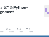 Python Assignment Task 1 At Main Omkar5713 Python Assignment Github