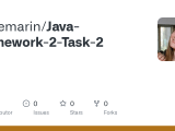 Github Cubemarin Java Homework 2 Task 2