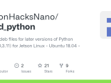 Github Jetsonhacksnano Build Python Create Deb Files For Later