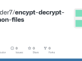 Github Jscoder7 Encypt Decrypt Python Files