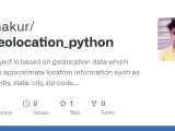 Github Pgthakur Ip Geolocation Python This Project Is Based On