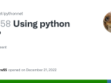 Using Python 2 X Issue 2058 Pythonnet Pythonnet Github