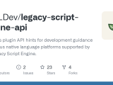 Legacy Script Engine Api Platforms Python Readme Md At Master
