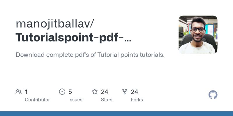 GitHub - manojitballav/Tutorialspoint-pdf-downloader: Download complete ...