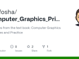 Github Danfosha Computer Graphics Principles And Practice Exercises