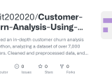 Github Rohit202020 Customer Churn Analysis Using Python And Data
