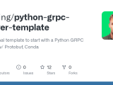 Github Biering Python Grpc Server Template A Minimal Template To