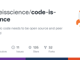 Github Codeisscience Code Is Science Scientific Code Needs To Be
