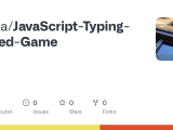 Github Lulata Javascript Typing Speed Game