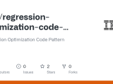 Github Ibm Regression Optimization Code Pattern Regression
