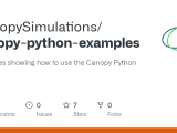 Github Canopysimulations Canopy Python Examples Examples Showing How