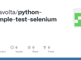 Github Malavolta Python Example Test Selenium