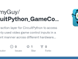 Github Foamyguy Circuitpython Gamecontrols An Abstraction Layer For