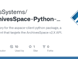 Github Atlassystems Archivesspace Python Client Repository For The