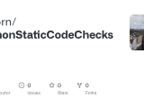 Github Maorn Pythonstaticcodechecks